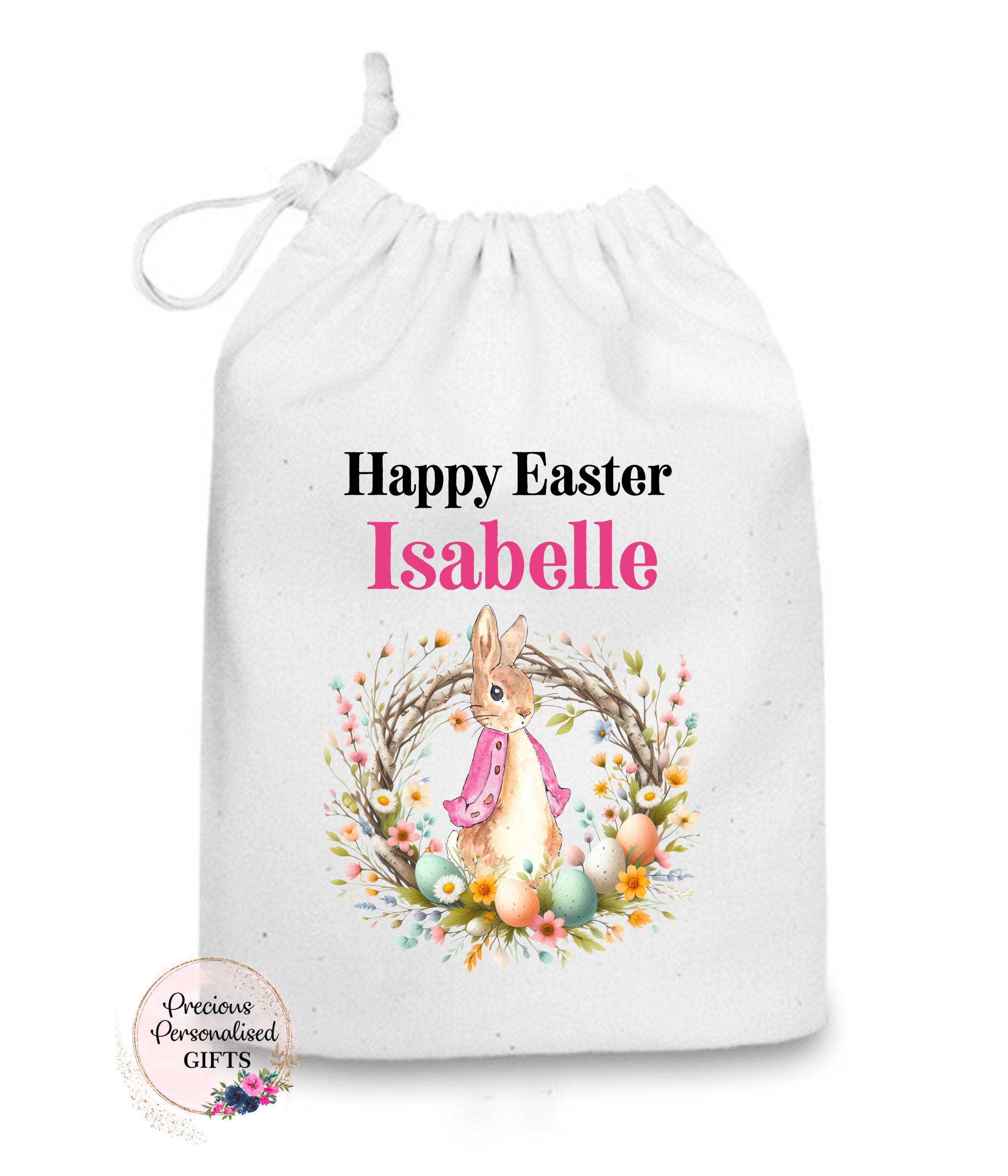 Personalised Easter Bag, Custom Easter Gift, Easter Egg Sack, Easter B ...