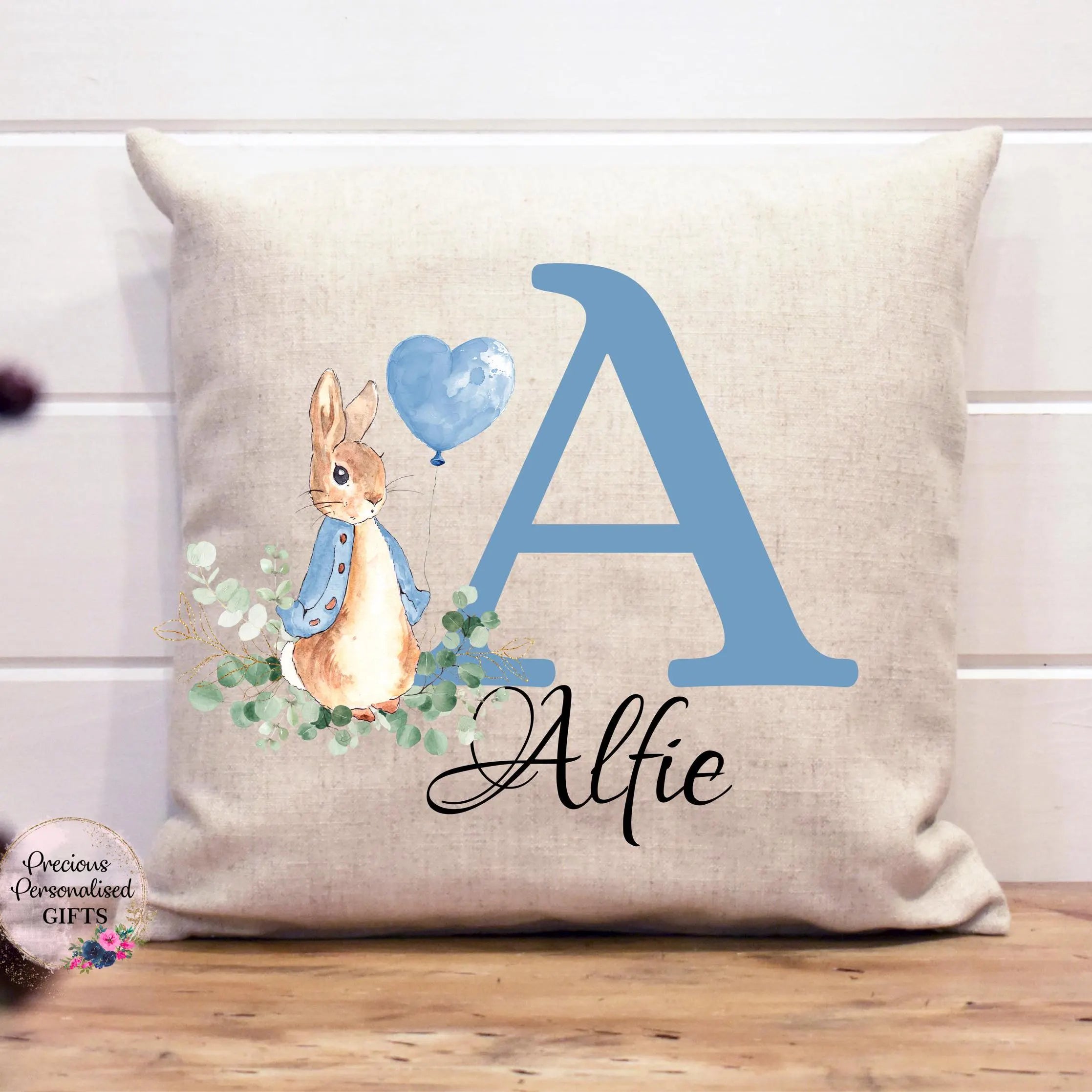 Personalised Peter Rabbit Cushion Easter Gift – Precious Personalised ...